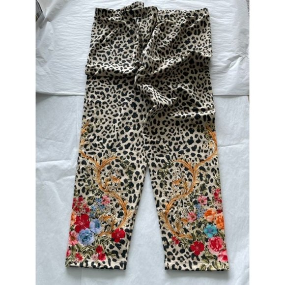Johnny Was | Pants & Jumpsuits | Johnny Was Cheetah Animal Pants Red ...